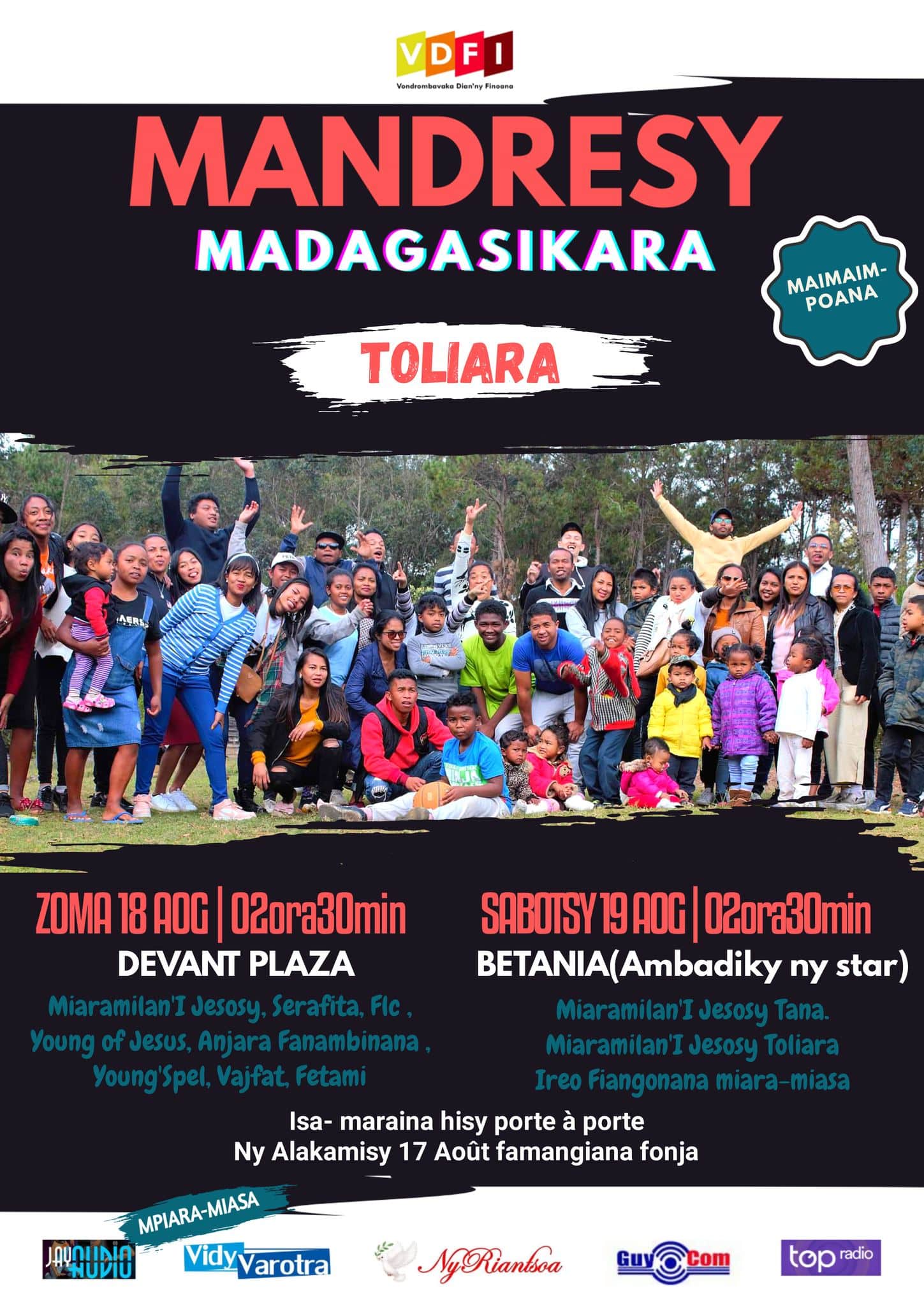 Mandresy Madagasikara - fitoriana filazantsara sy vavaka - VDFI